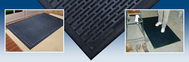 Scraper Mat | Industrial Rubber Anti-Fatigue Mats, Dock Bumpers, Wheel ...